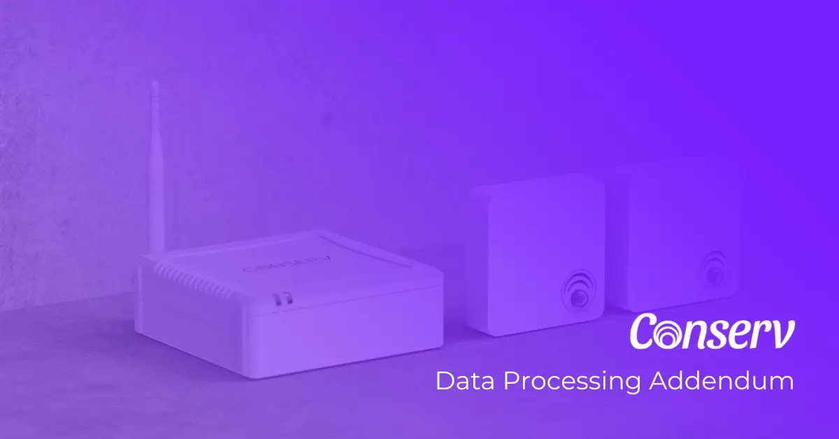 Data Processing Addendum - Conserv Data Processing Addendum - Conserv