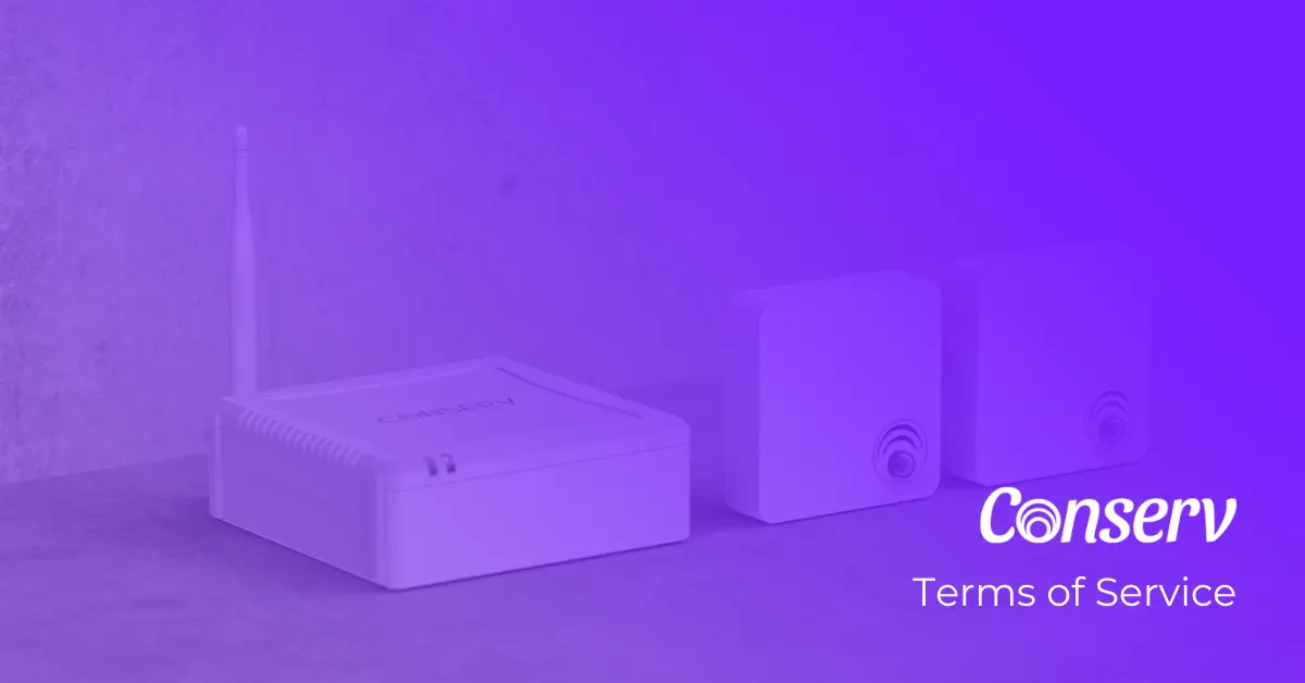 Conserv Terms of Service - Conserv